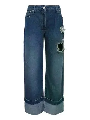 Simone Rocha Distressed Jeans - Blue