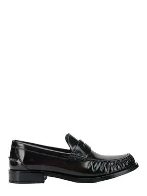 Prada Logo-debossed Loafers - Black
