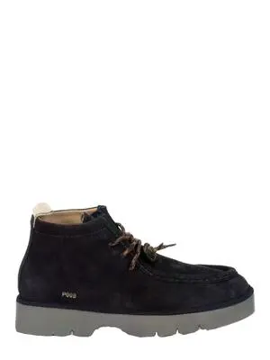 PANCHIC P009 Lace-Up Boots Blue
