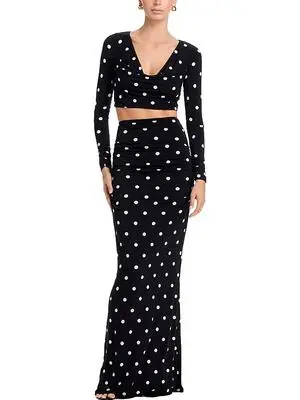 Black Halo Rafaela Two-piece Maxi Dress - Spotlight
