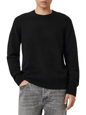 ALLSAINTS Patterned Crewneck Sweater - Black