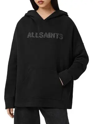 ALLSAINTS Pins Ettienne Hoodie - Black