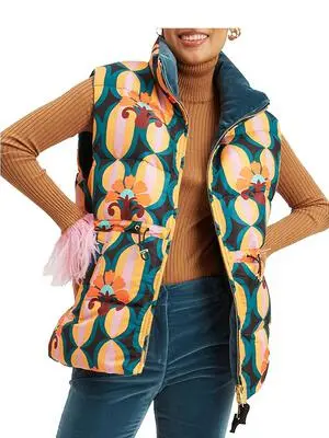 La DoubleJ Reversible Puffer Vest - Arcturus Blue Petrol
