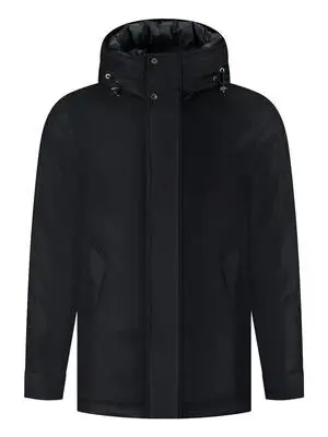Woolrich Padded Hooded Jacket - Black