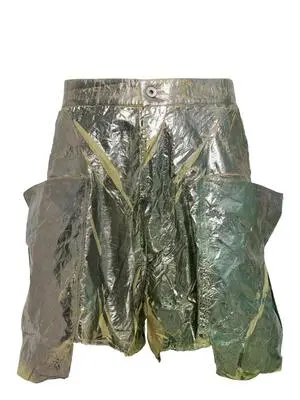 Rick Owens Stefan Cargo Shorts - Silver