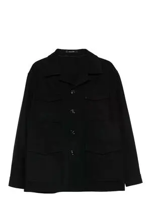 Tagliatore Milton Buttoned Pocket Shirt - Black