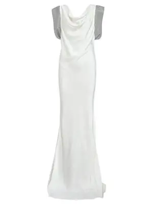 Stella McCartney Cowl-neck Dress - White