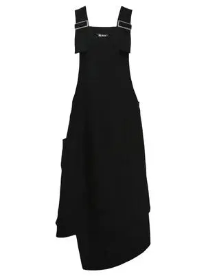 BLACK COMME DES GARÇONS Pinafore Asymmetric Dress - Black