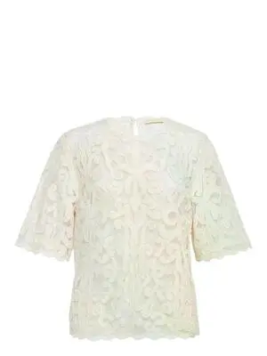 Ulla Johnson Short-sleeve Blouse - Neutrals
