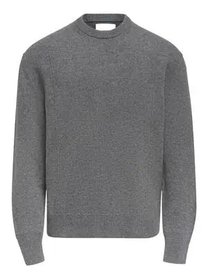 JIL SANDER Long-sleeve Crew-neck Sweater - Grey
