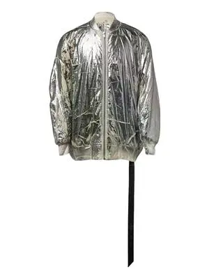 Rick Owens Jumbo Peter Flight Jacket - Silver