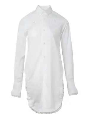 Noir Kei Ninomiya Ruffled-detail Shirt - White
