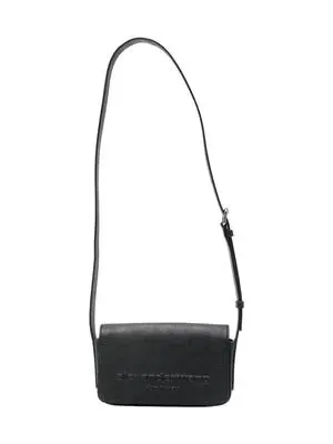 Alexander Wang Embossed Logo Cross Body Bag - Black