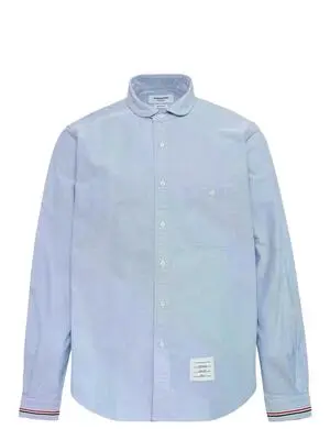 Thom Browne Collared Long-sleeve Shirt - Blue