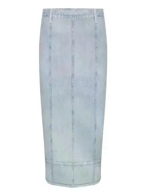Rag & Bone Miramar Ponte Midi Pencil Skirt - Blue