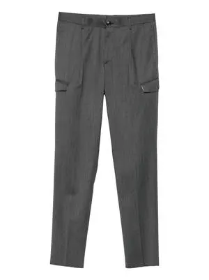 Tagliatore Flap-pockets Trousers - Grey