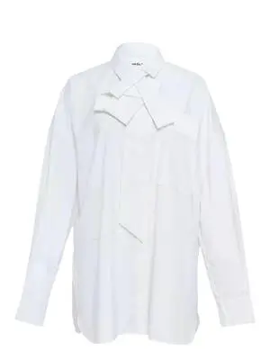 ENFOLD Bow-detail Shirt - White