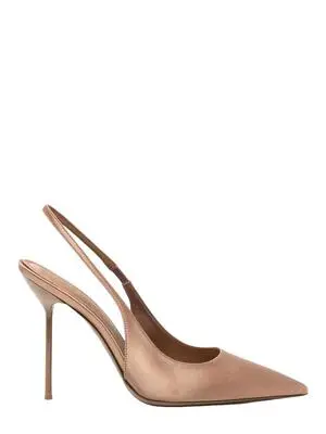 Paris Texas 105mm Lidia Slingback Stiletto Pumps - Neutrals