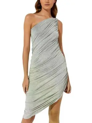 Norma Kamali Diana One-shoulder Dress - Grey