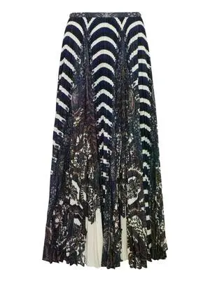 Ulla Johnson Shayna High-waist Pleated Midi Skirt - Black