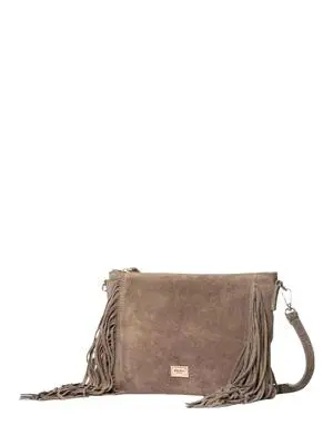 MARC ELLIS Fringed Shoulder Bag - Neutrals
