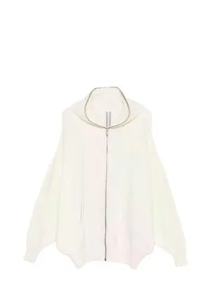 Rick Owens Zip-up Hoodie - White