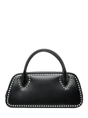 Comme Des Garçons Corti Studded Shoulder Bag - Black