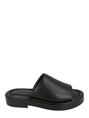 FERRAGAMO Giuone Slide Sandals - Black