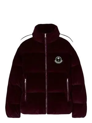 Moncler X Palm Angels Abrolhos Down Jacket - Burgundy/white
