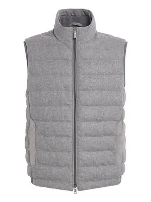 PAUL & SHARK Wool-Cashmere Down Gilet