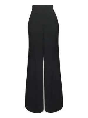 Polo Ralph Lauren Cable-knit Wide-leg Trousers - Black