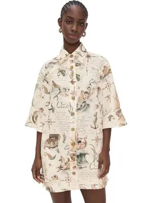 Zimmermann Printed Tunic Dress - Treasure Island