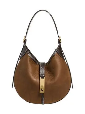 RALPH LAUREN ID Leather Shoulder Bag