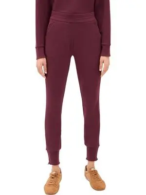 RHONE Tapered Leg Pants - Bordeaux Red