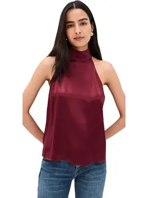 Rails Leah Halter Top - Garnet