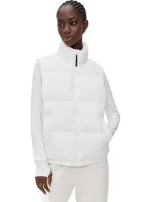 Splits59 Summit Nylon Puffer Vest - White