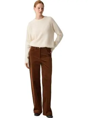 Theory Straight-leg Five-pocket Corduroy Pant - Caramel