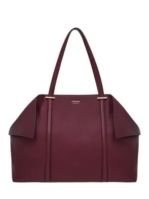 FERRAGAMO Folded Tote Bag - Violet