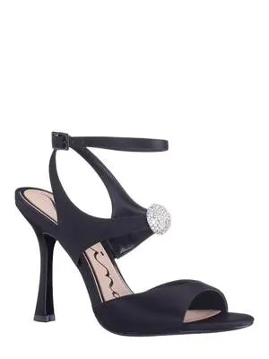Nina Dahlia Ankle Strap Sandal - Black