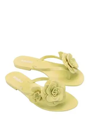 Melissa Harmonic Petals Flip Flop - Green