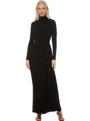 ALEXIA ADMOR Solene Fit And Flare Maxi Dress Black