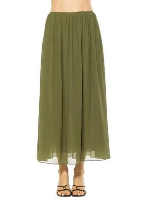 ALEXIA ADMOR Vayla Maxi Skirt Sage