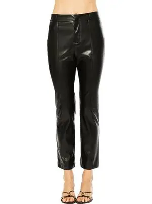 ALEXIA ADMOR Lior Vegan Leather Pants - Black