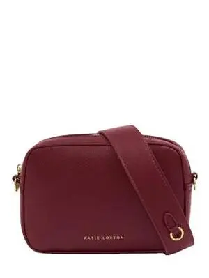 KATIE LOXTON Avery Small Crossbody Camera Bag - Cherry