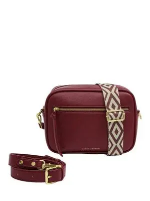 KATIE LOXTON Hallie Crossbody Bag - Cherry