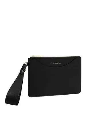 KATIE LOXTON Alba Wristlet Pouch - Black