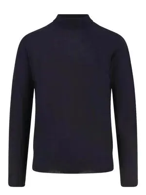 FILIPPO DE LAURENTIIS Merino Wool Turtleneck Sweater - Blue