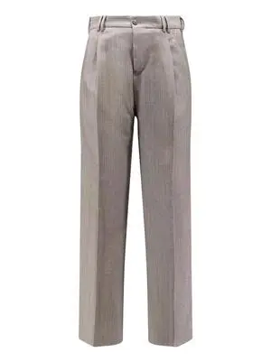 PT TORINO Buttoned Logo Trousers - Grey