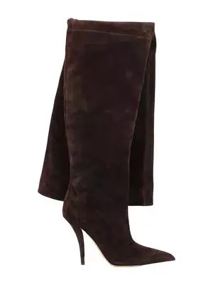 Paris Texas 105mm Jessica Pointed Boots - Brown