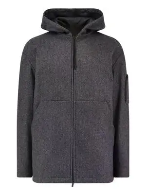 HEVO Grottaverde Hooded Coat - Grey